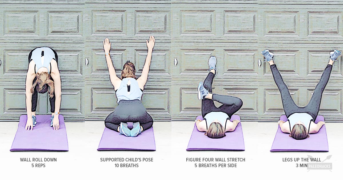 4 Spinal Stretches You Can Do Against a Wall | Fitness